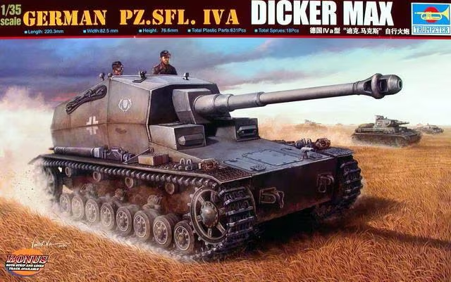 Trumpeter : German Pz.Sfl. IV A Dicker Max | Hobby2000 Modélisme